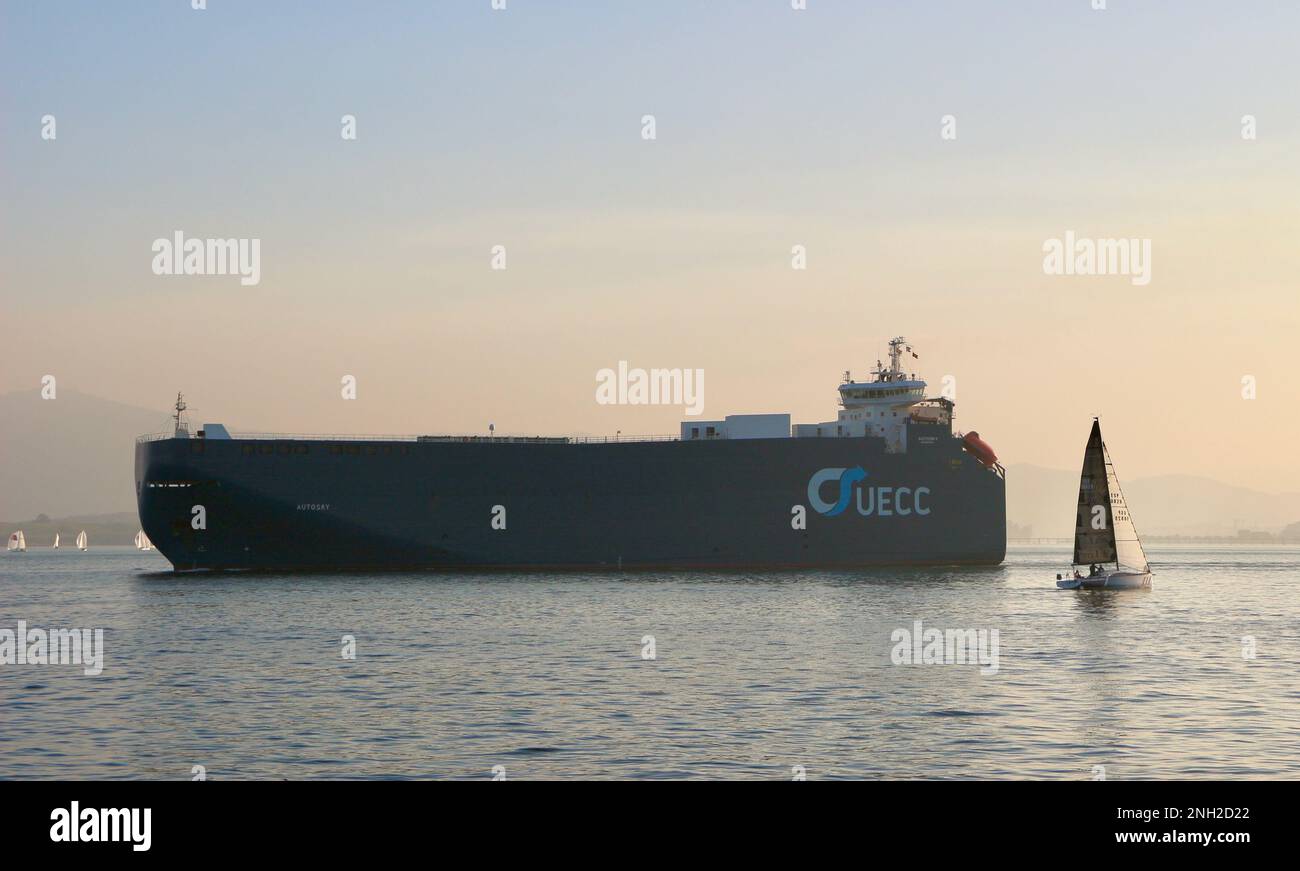 Car carrier uecc autosky hi-res stock photography and images - Alamy