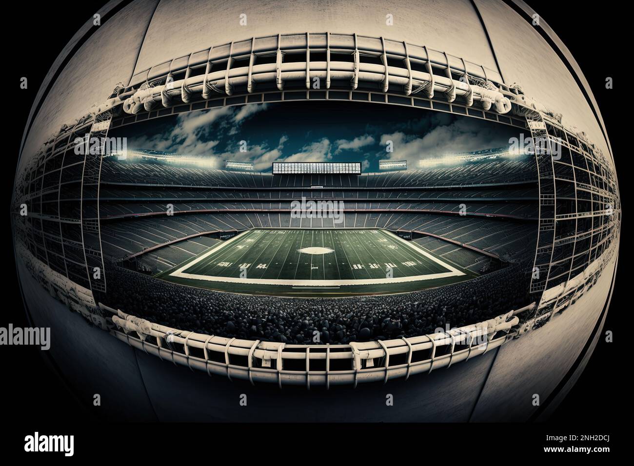 American football stadium Stock Photo - Alamy