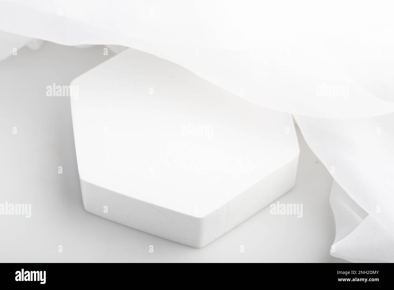 Square white product display for product advertising Stock Photo - Alamy
