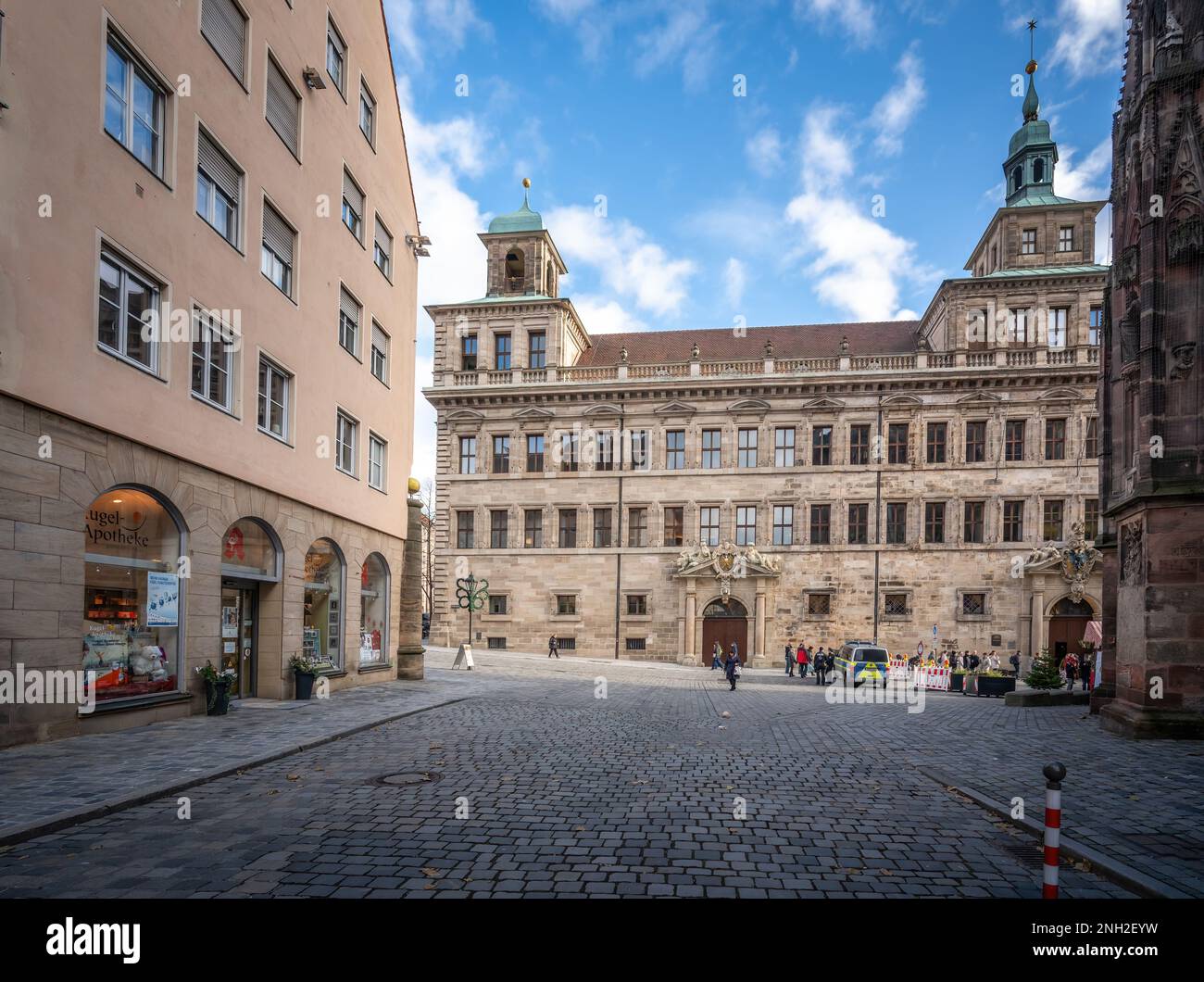 Nuremberg City Hall - Old town hall - Nuremberg, Bavaria, Germany Stock ...