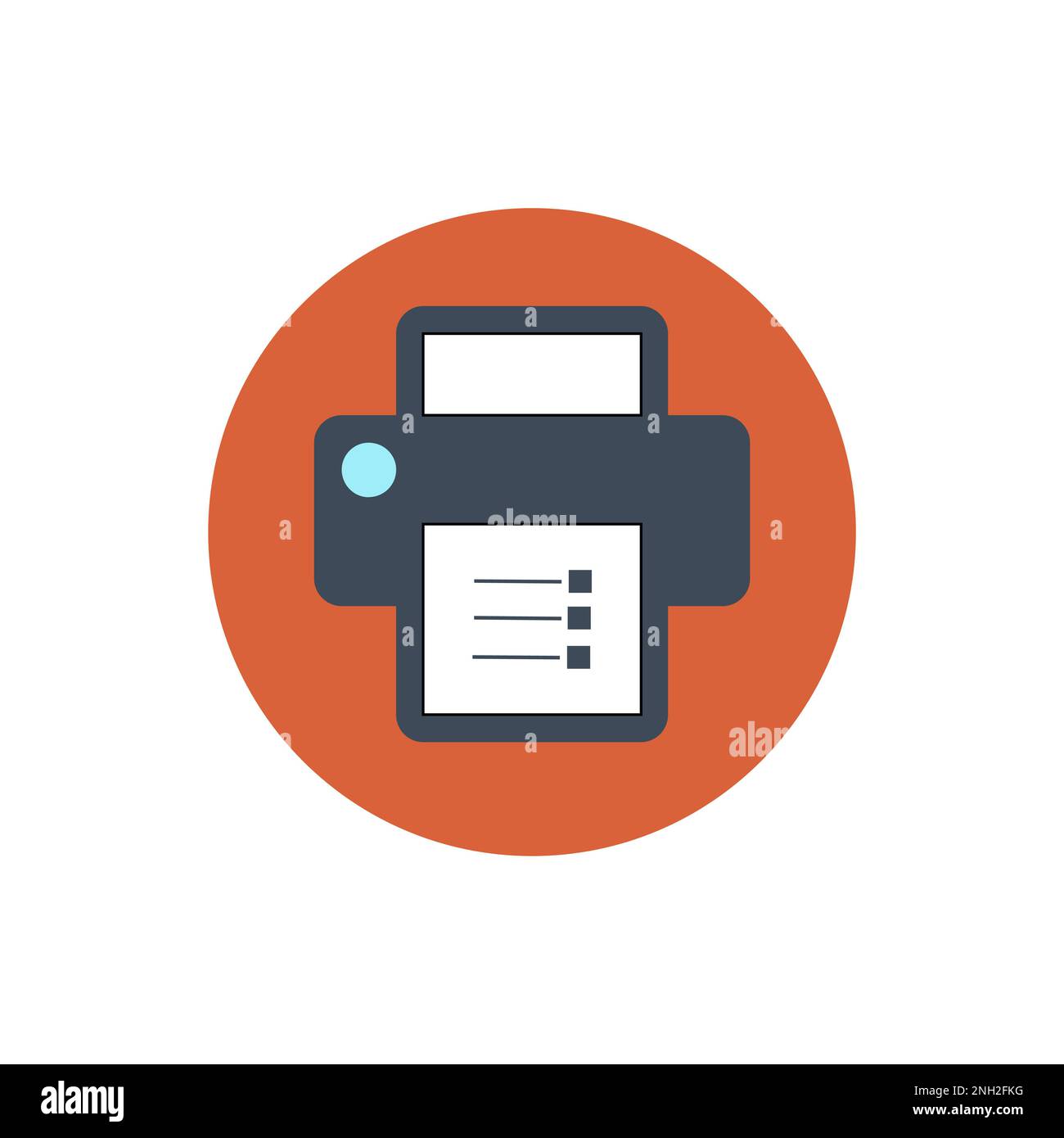 Printer Icon Vector Design Template. Print paper or document sign. Home ...