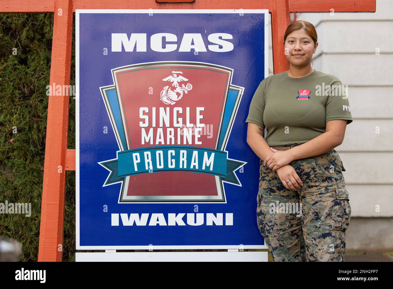 U.S. Marine Corps Cpl. Yocelin Vertiz, an Allen, Texas native, and an administrative specialist ...