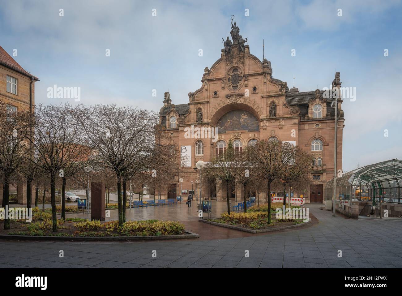 State Theatre - Opera House - Nuremberg, Bavaria, Germany Stock Photo ...