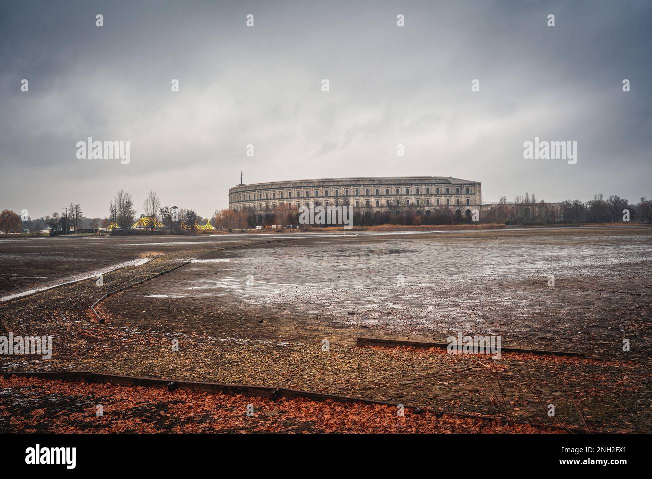 Congress Hall view of Nazi Party Rally Grounds - Nuremberg, Bavaria ...