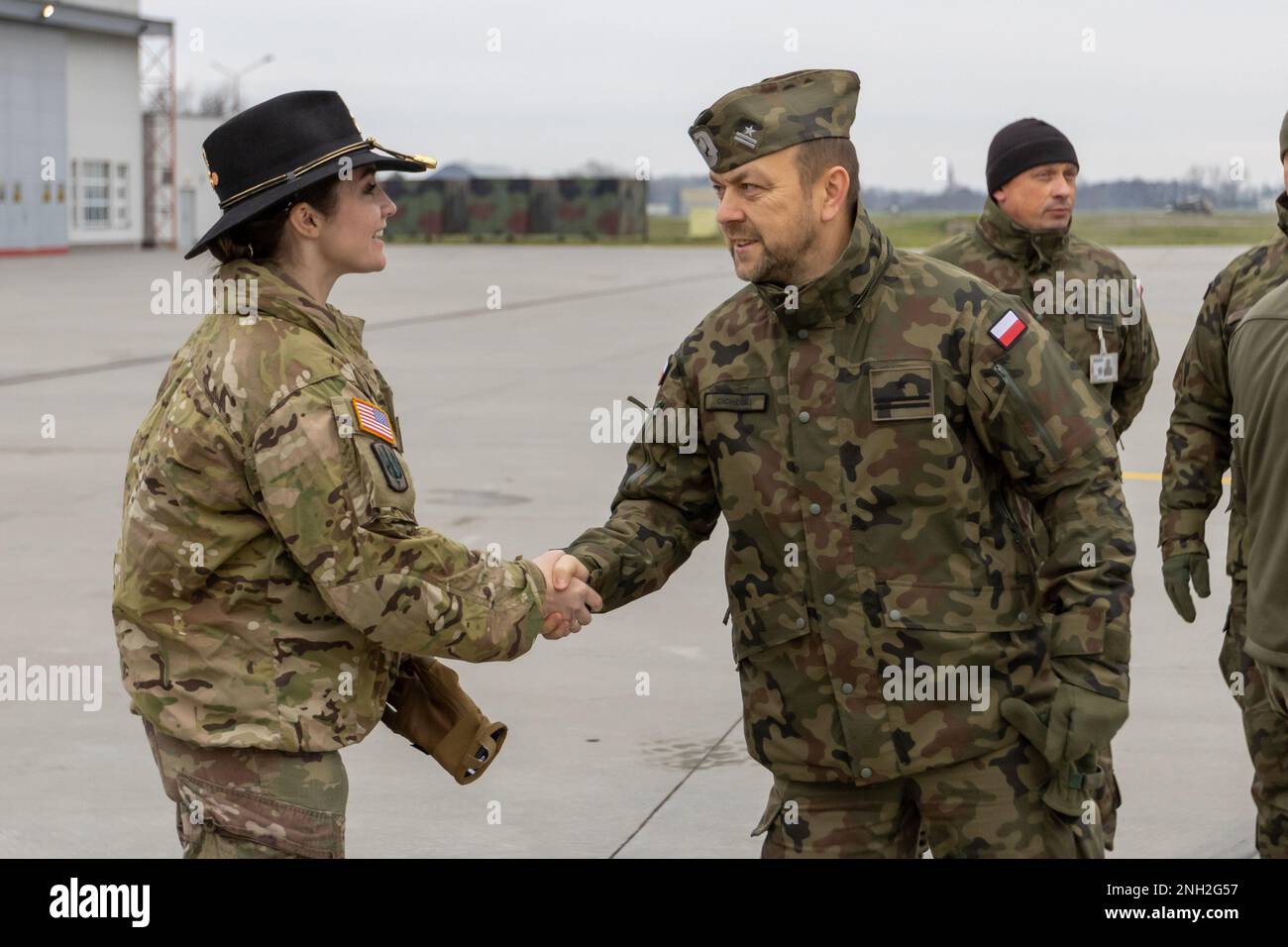 U.S. Army Cpt. Catherine Bradshaw, Echo Troop commander, 3-6 Air ...