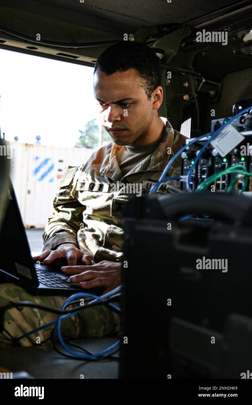 Sgt. Obediah Oakley, a sattellie communications systems operator ...