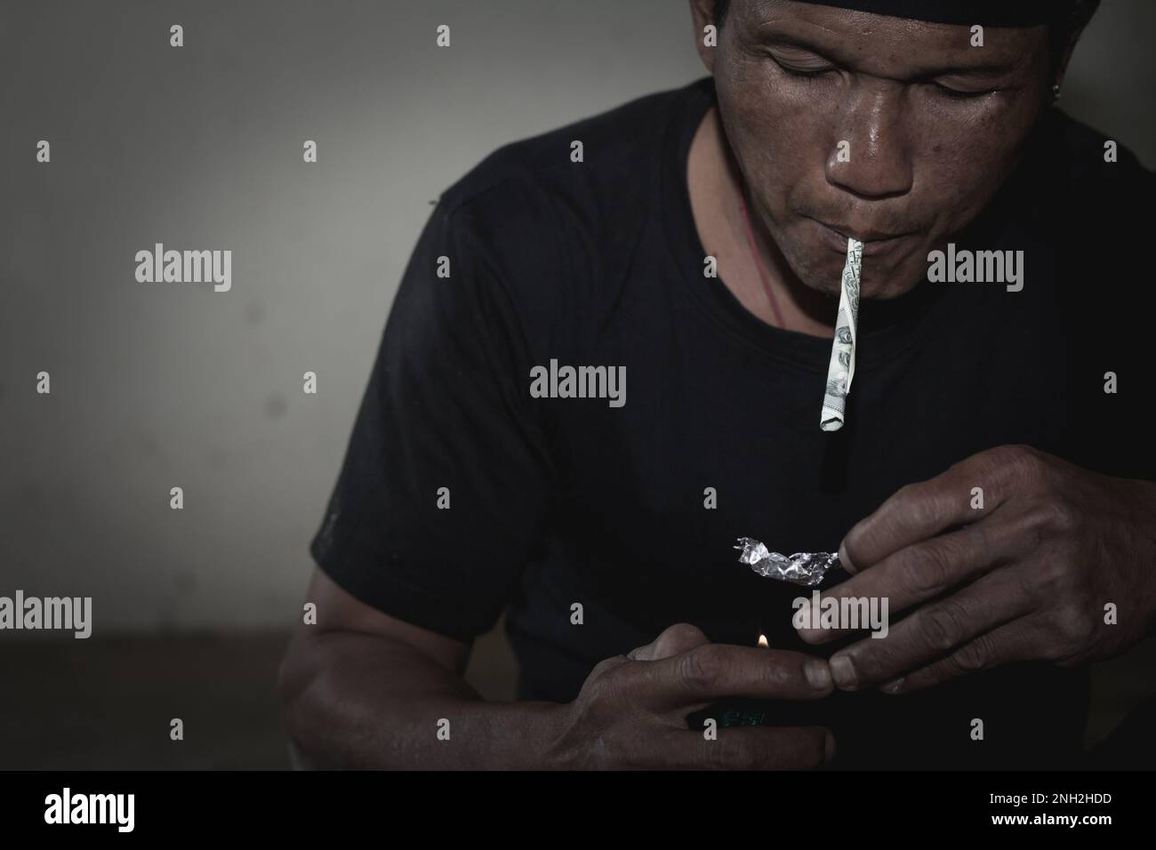 Men are taking drugs, The concept of crime and drug addiction. 26 June ...