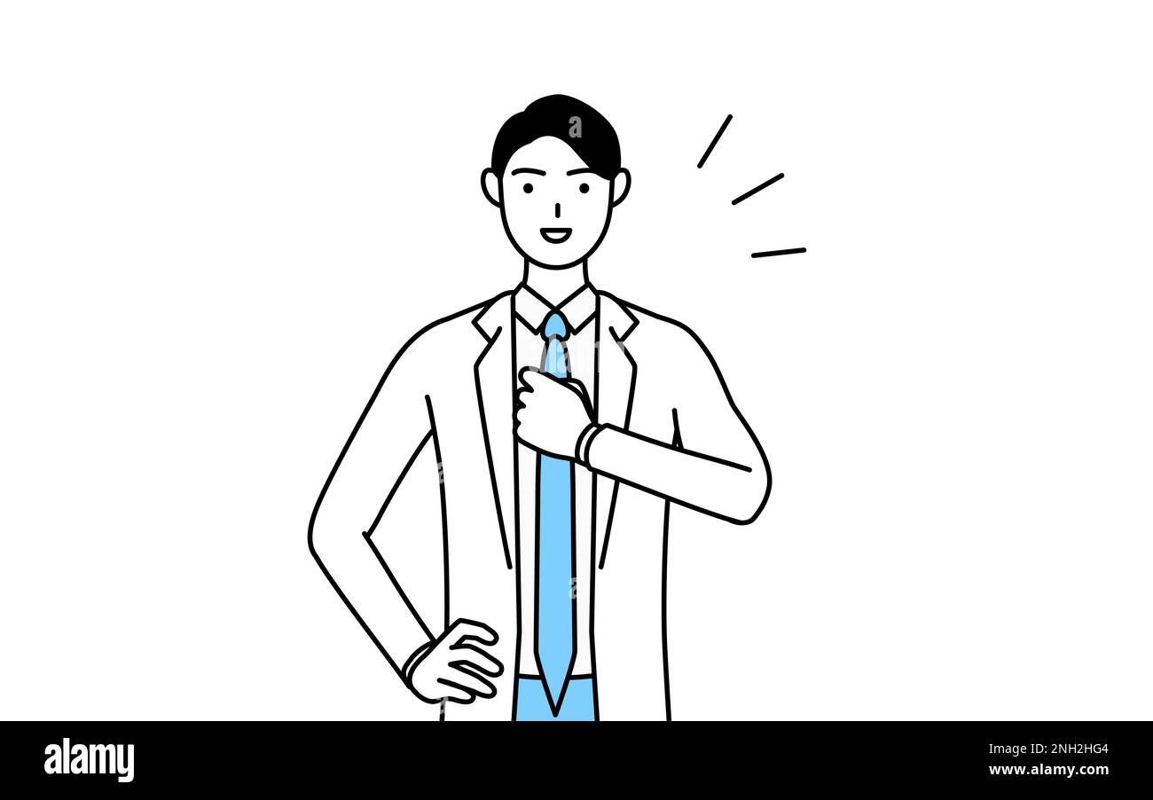 Tapping chest hi-res stock photography and images - Alamy