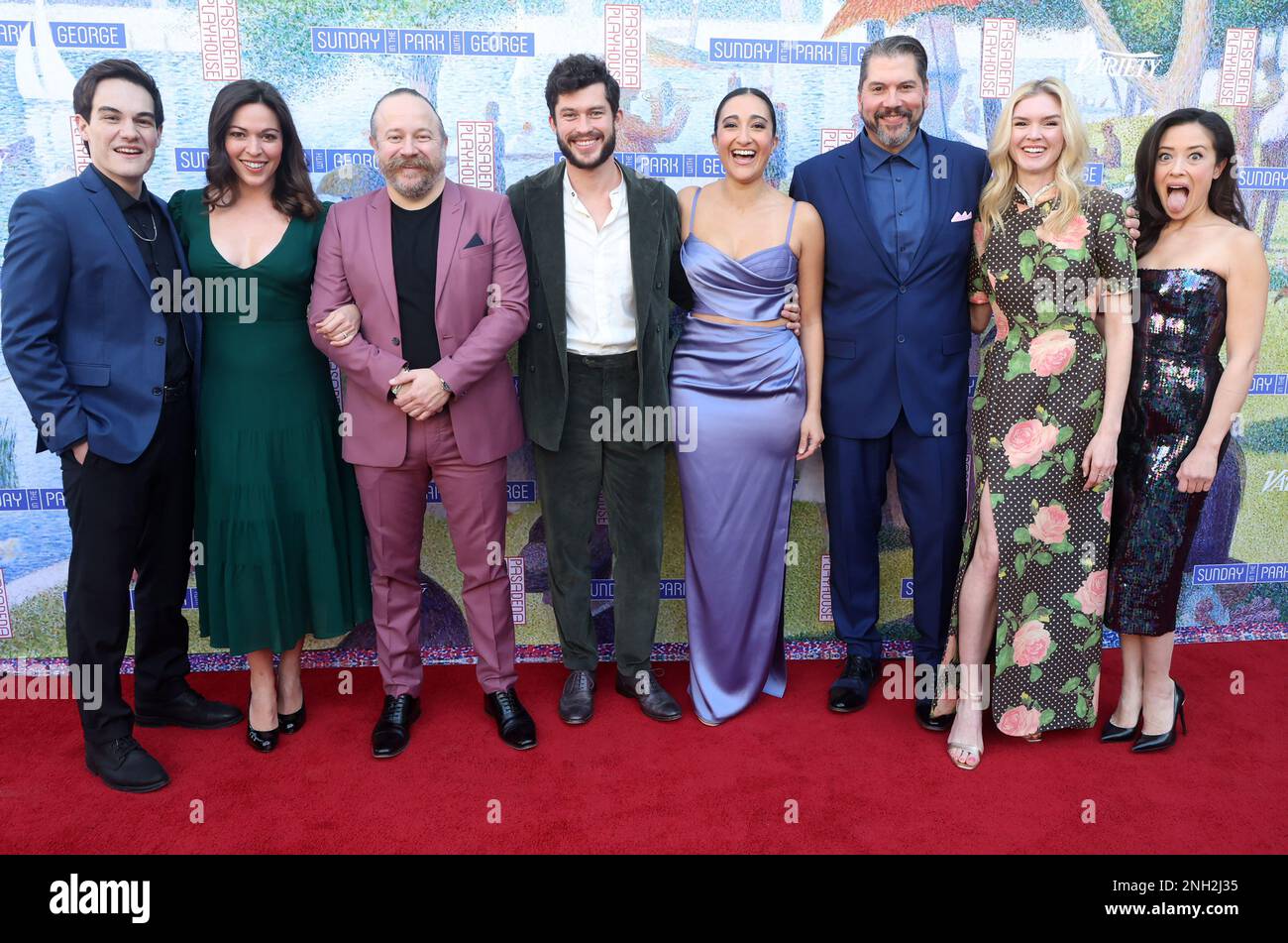 Pasadena, Ca. 19th Feb, 2023. Trevor James, Juliana Sloan, Brian Cali ...