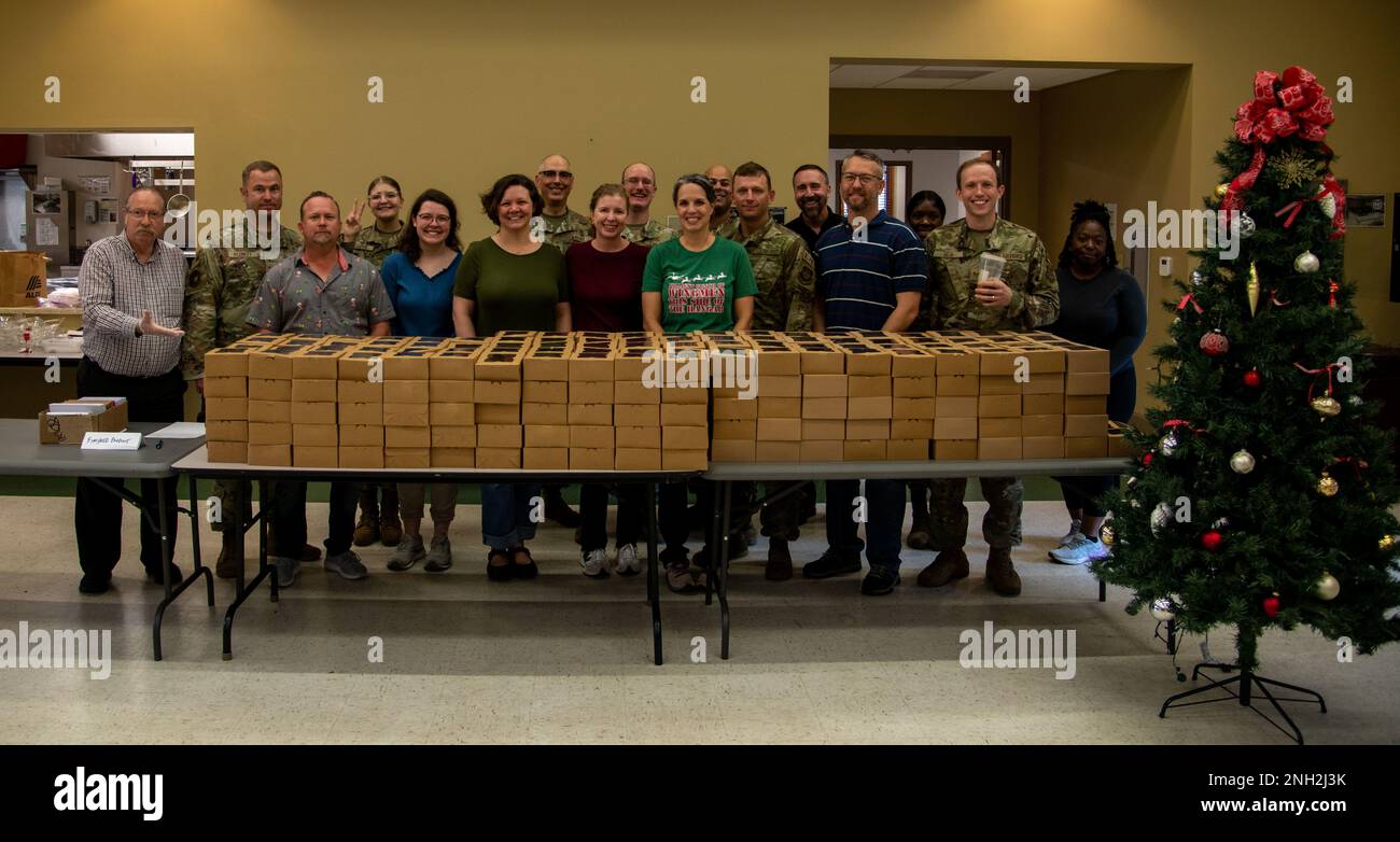 Team Charleston volunteers pose for a photo during Operation Cookie ...