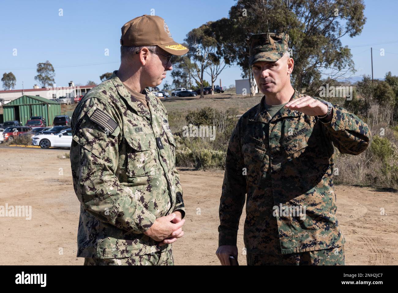 Commander of naval strike and air warfare center hi-res stock ...