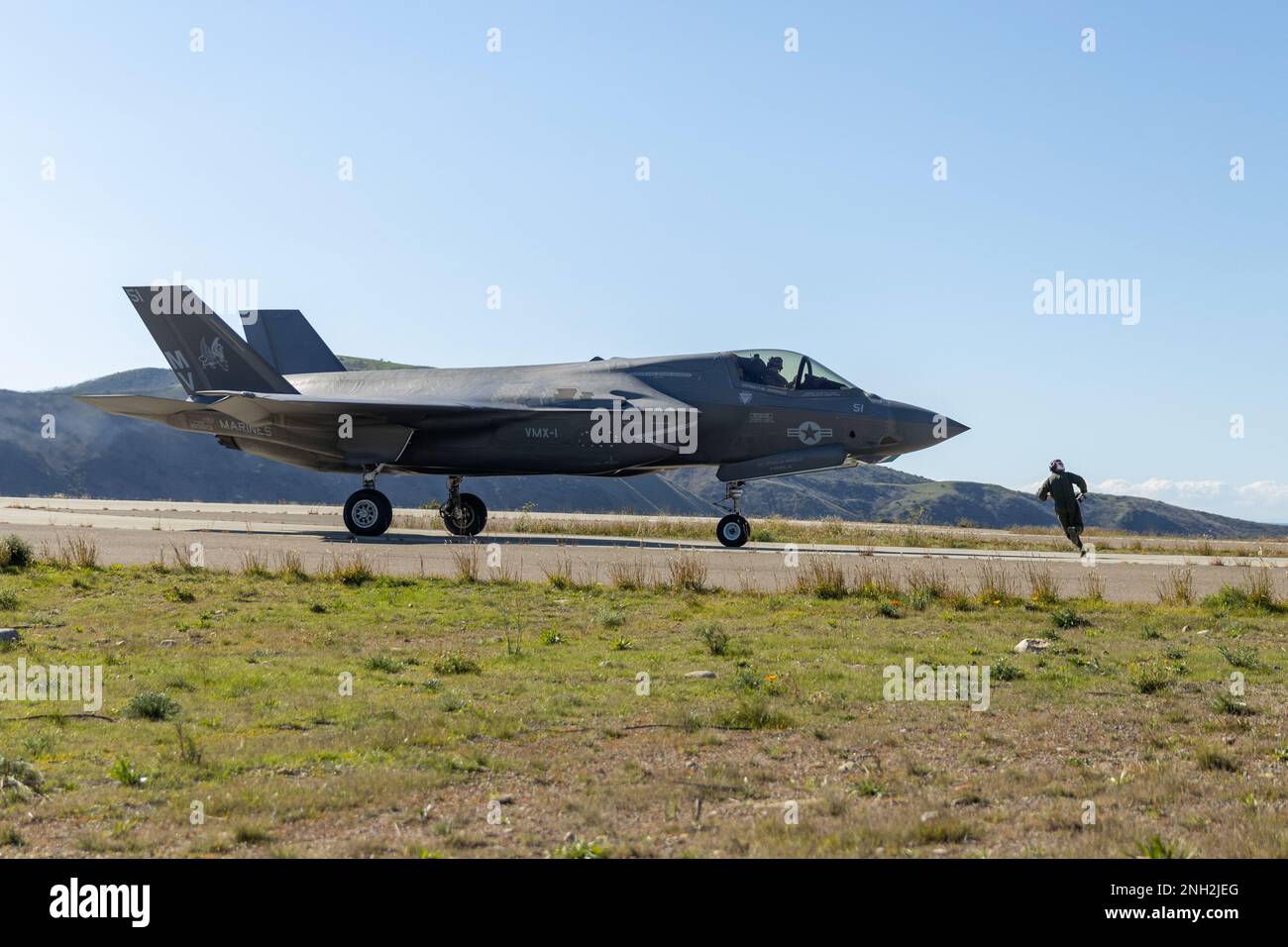 A U.S. Marine Corps F-35B Lightning II with Marine Operational Test and ...