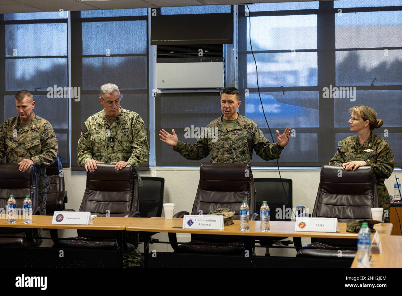 U.S. Marine Maj. Gen. Benjamin T. Watson, the commanding general of 1st ...