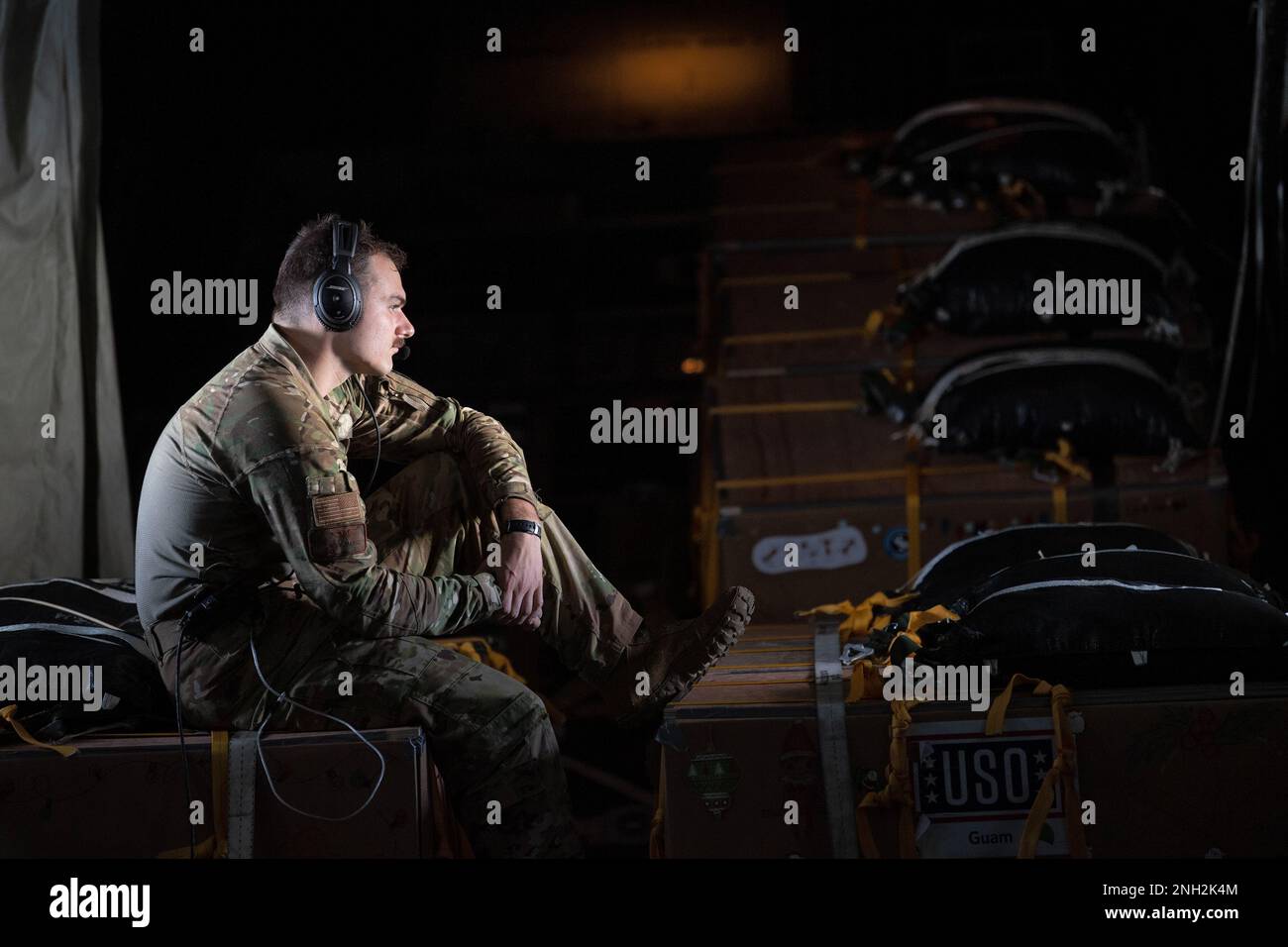 U..S. Air Force Senior Airman Gordon Massett, 36th Expeditionary ...