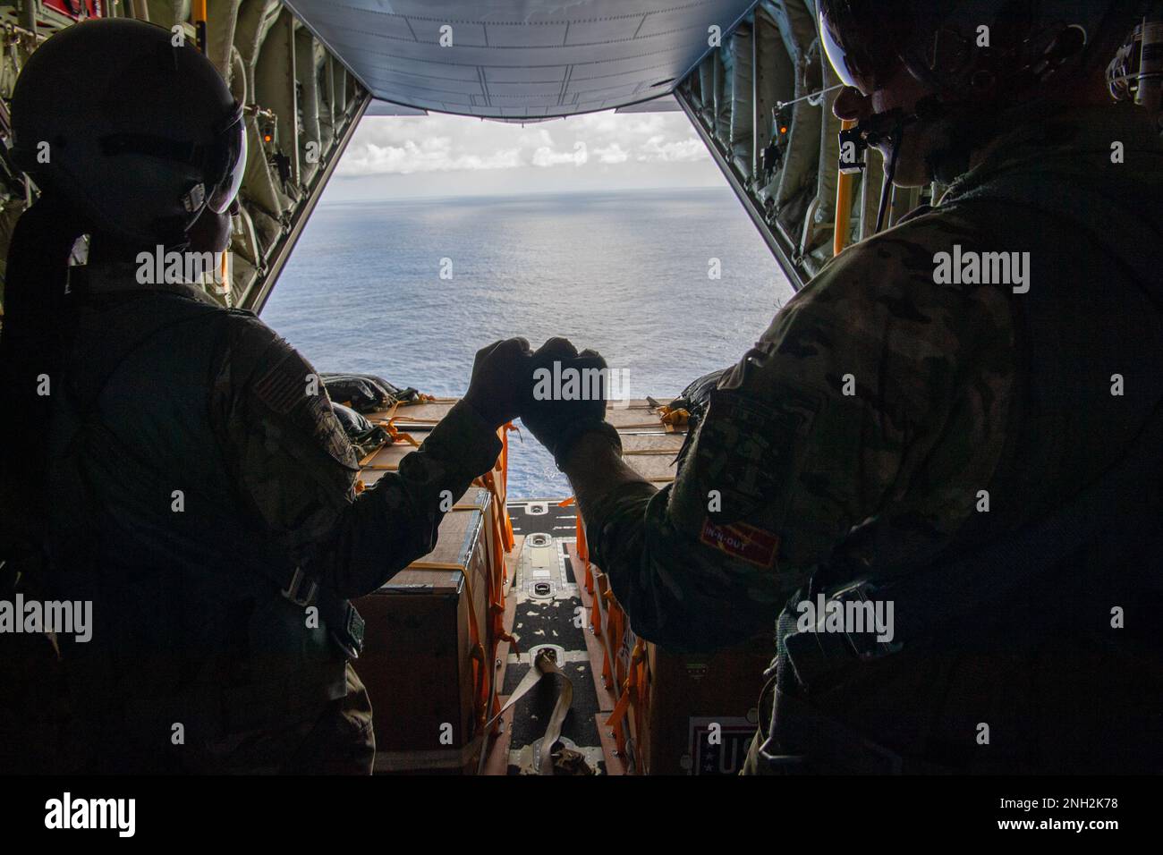 (Left to right) U.S. Air Force Staff Sgt. Kembria Mims, 36th ...