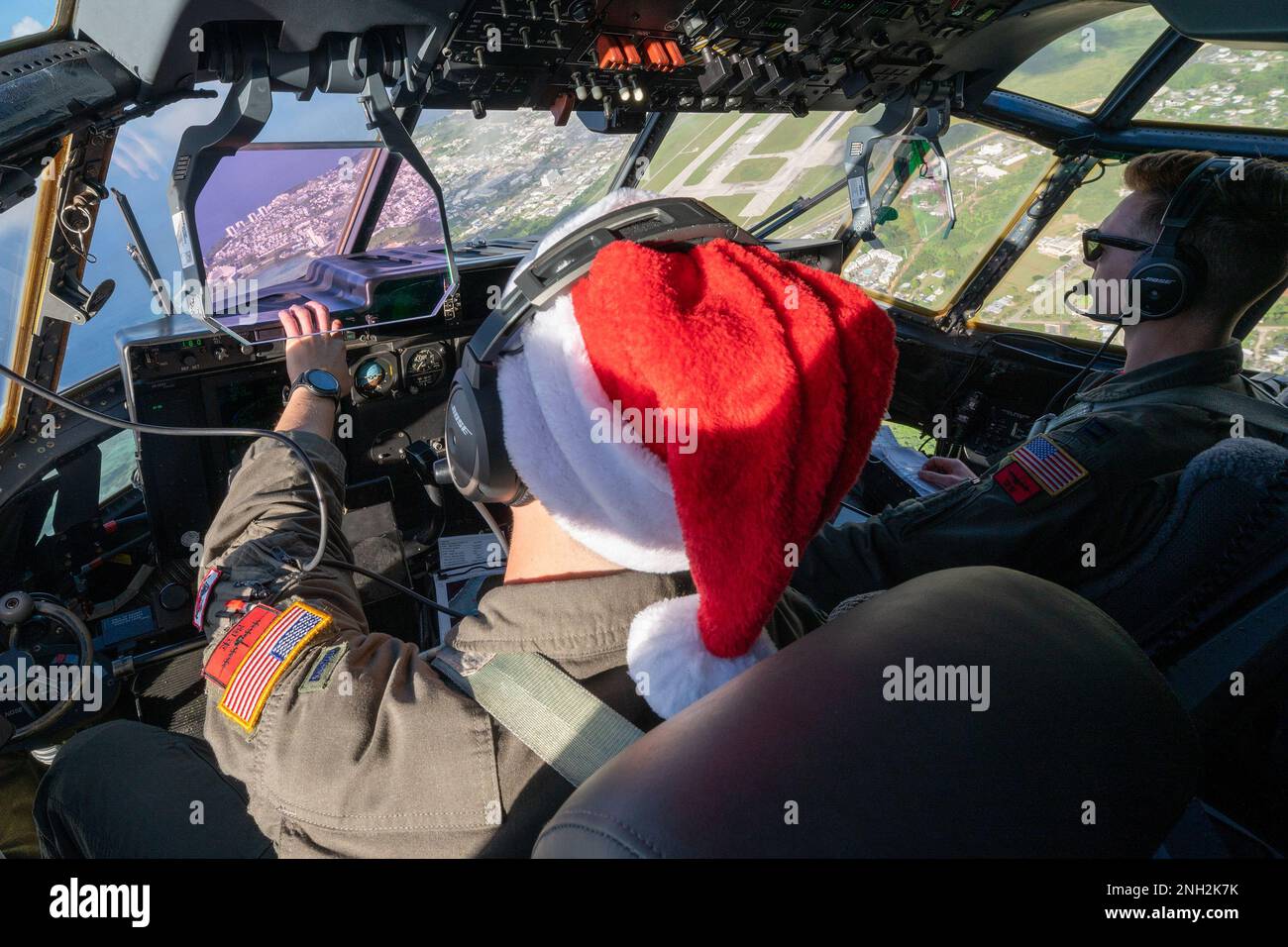 (Left to right) U.S. Air Force 1st Lt. Zachary Riley and Capt. Jason ...