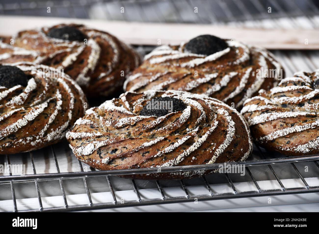 Rye Bread - Lyon - France Stock Photo - Alamy