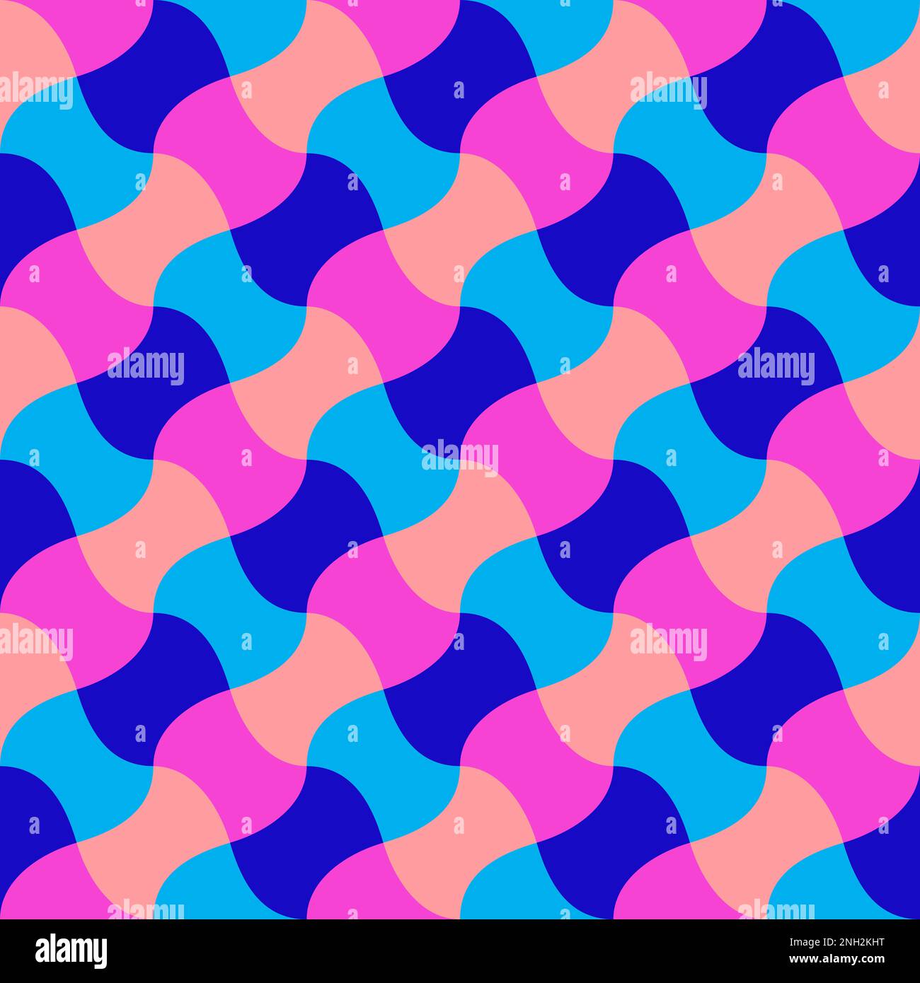 Interwoven diagonal seamlessly repeating wallpaper pattern Stock Photo ...