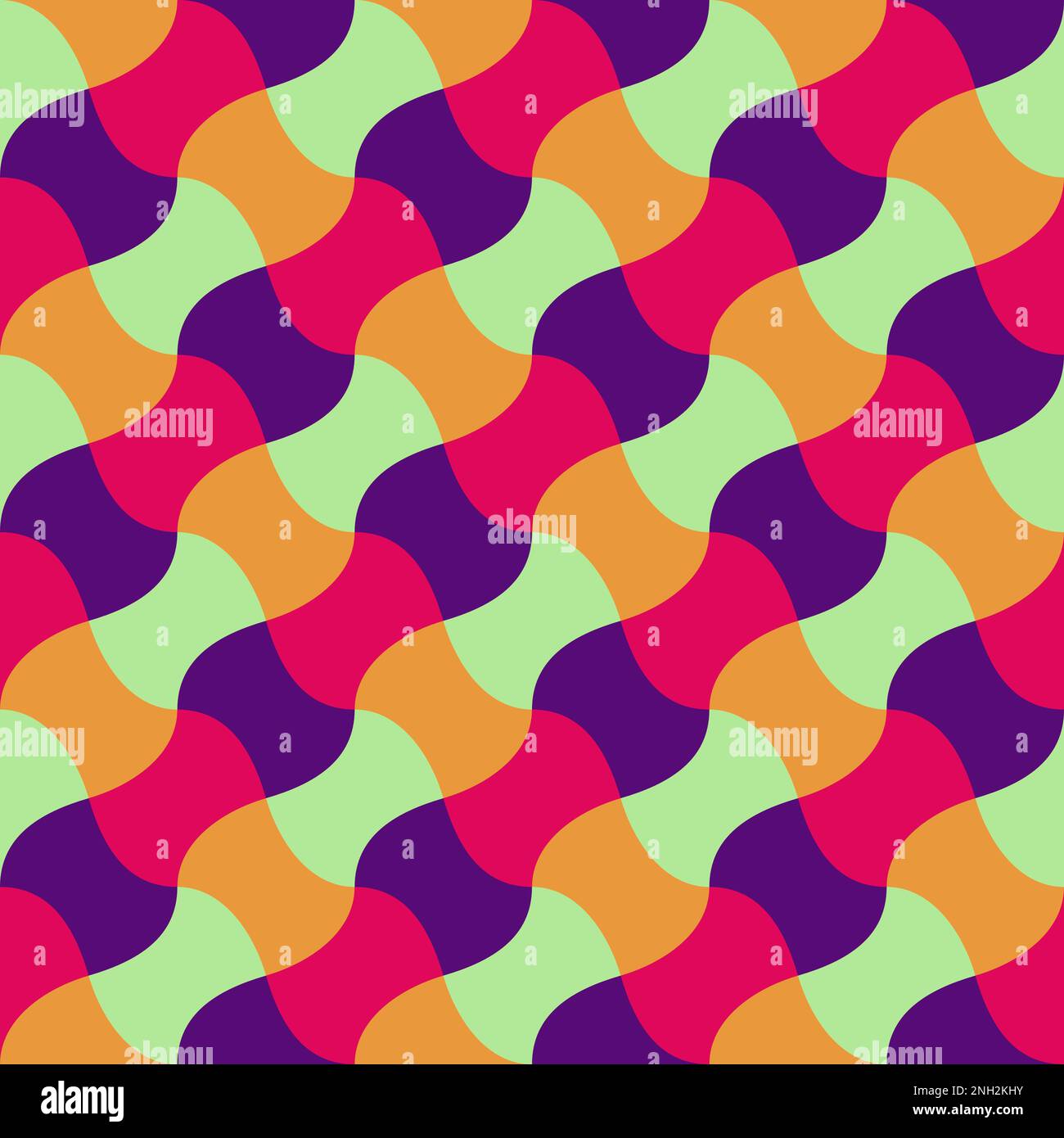 Interwoven diagonal seamlessly repeating wallpaper pattern Stock Photo ...