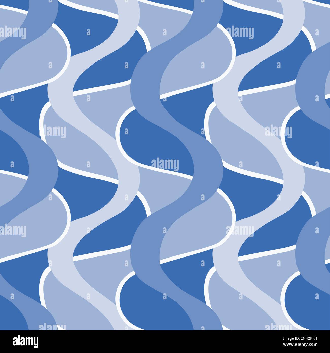 Undulating seamlessly repeating wallpaper pattern Stock Photo - Alamy