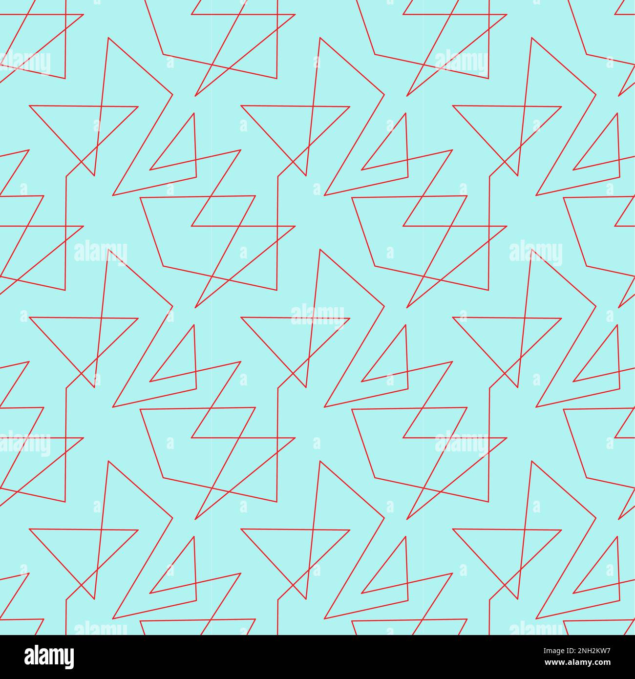 Infinite red line seamlessly repeating wallpaper pattern, light blue ...