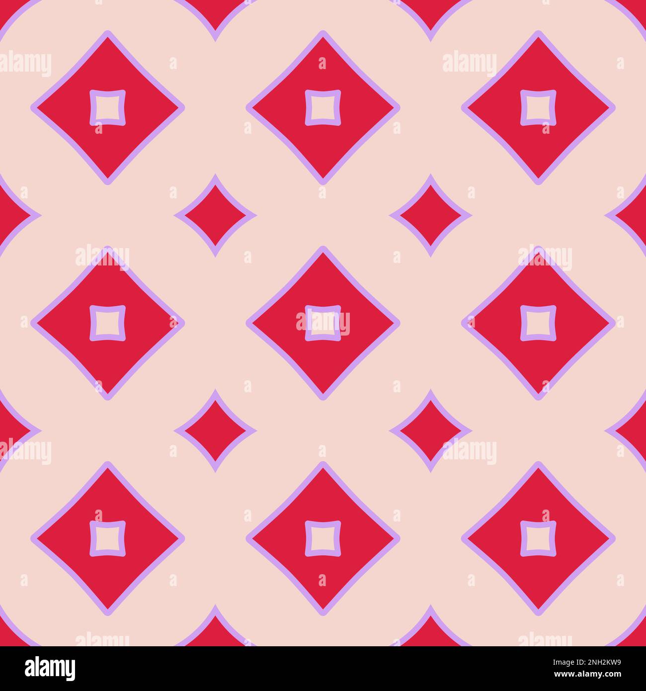 Diamond design seamlessly repeating wallpaper pattern Stock Photo - Alamy