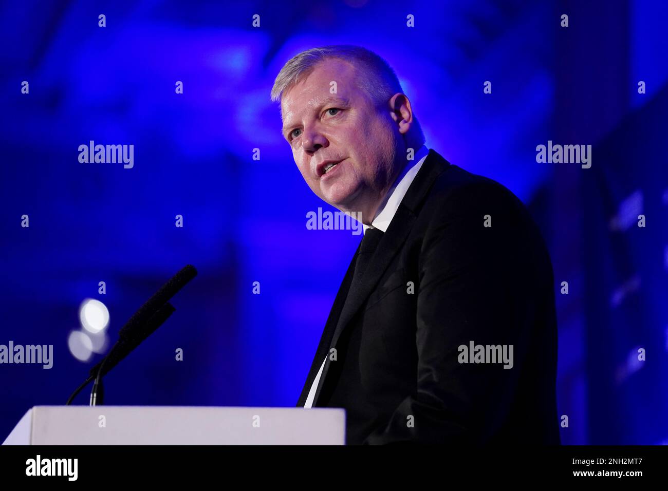 John Cross, chairman of the FWA during the 2023 FWA Tribute Night at ...