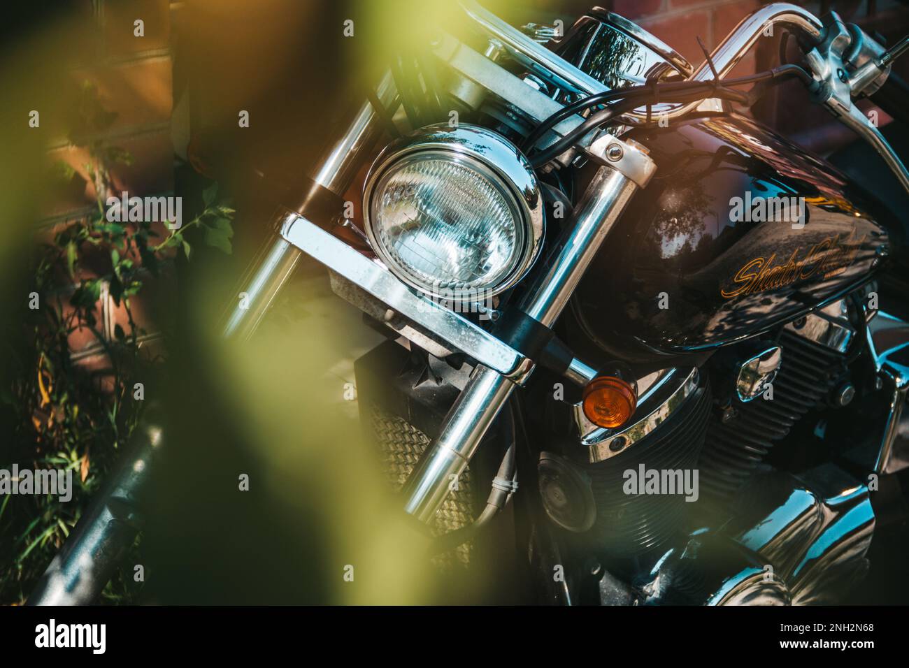 Chernihiv, Ukraine - August 24, 2022: Motorcycle Honda Shadow Slasher ...