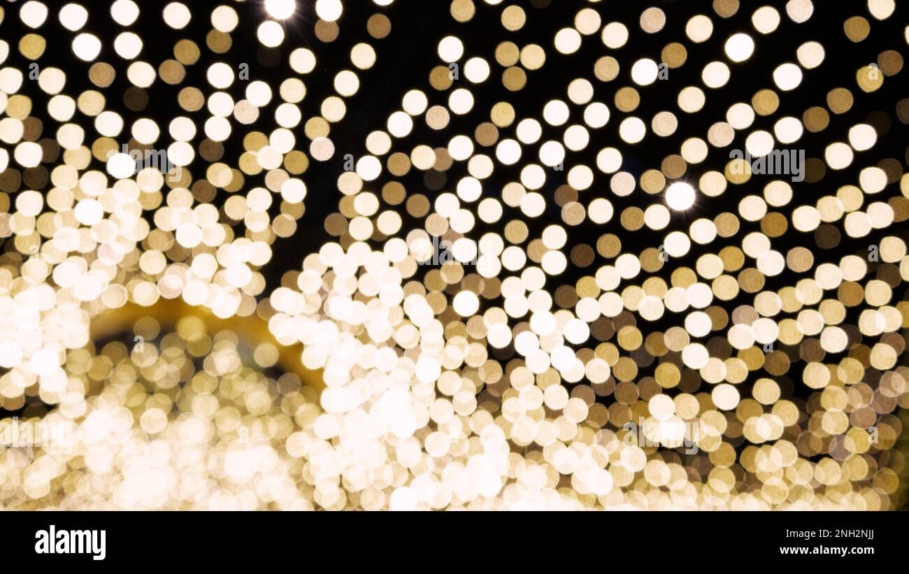 Abstract blurred christmas lights bokeh background. The flashing lights ...