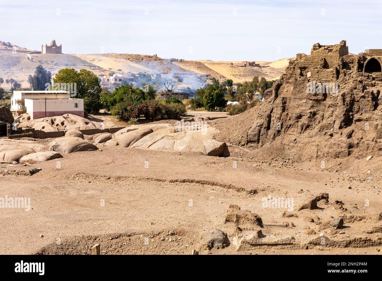 The Elephantine Island Archaeological Site, Home to an Ancient Khnum ...