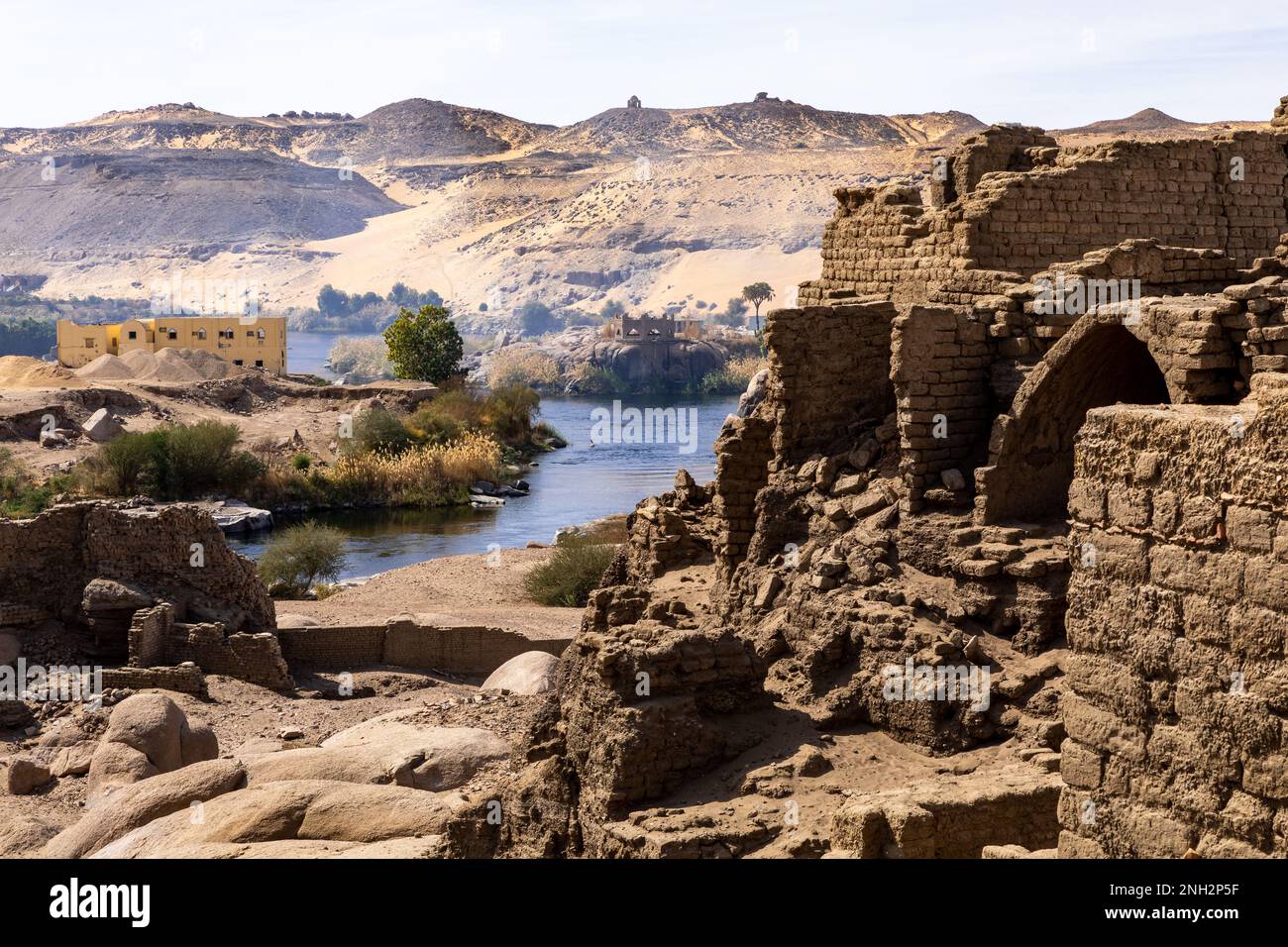 The Elephantine Island Archaeological Site, Home to an Ancient Khnum ...