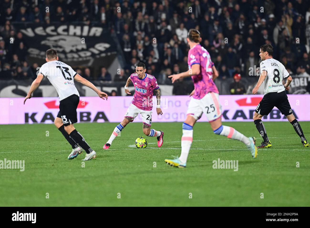 Alberto Picco stadium, La Spezia, Italy, February 19, 2023, Angel Di ...