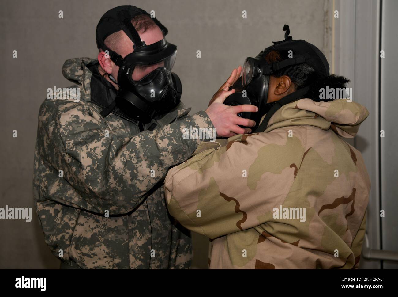 U.S. Soldiers conduct buddy assisted mission-oriented protective ...