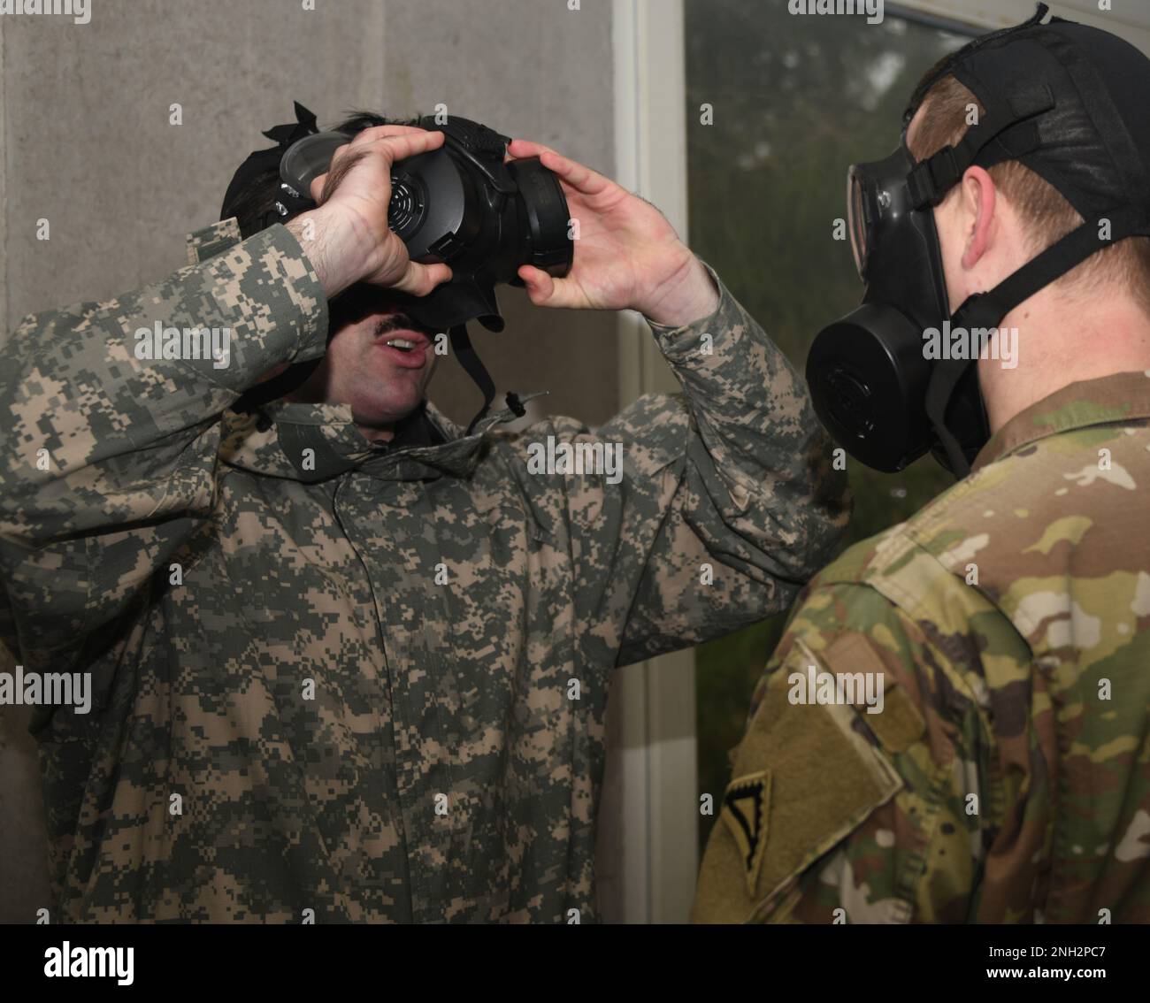 U.S. Army Staff Sgt. Nicholas Paris, an instructor at the 7th Army Training Command's Combined ...