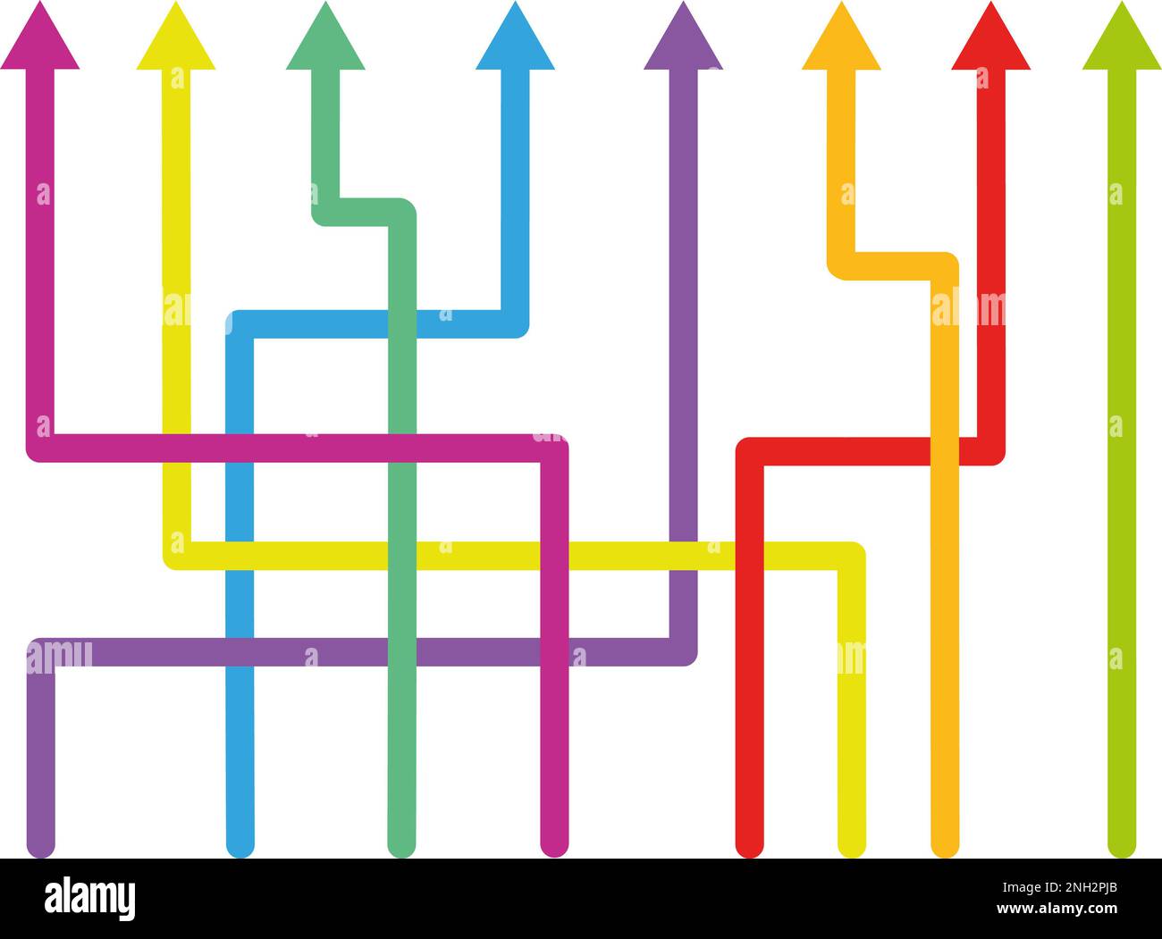 Different paths hi-res stock photography and images - Alamy