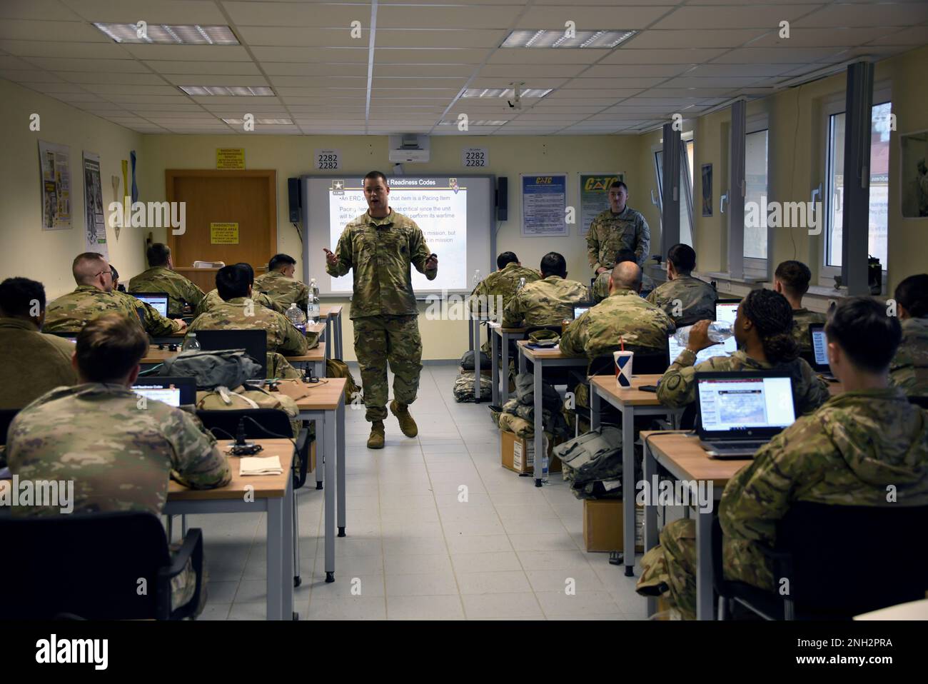 U.S. Army Staff Sgt. Nicholas Paris, an instructor at the 7th Army ...