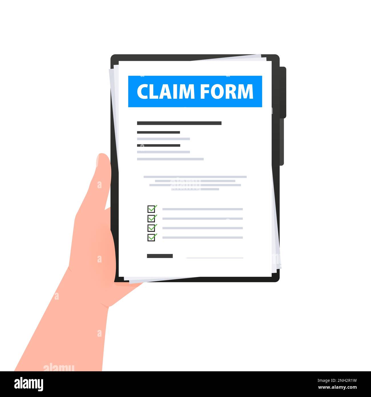 Compensation form Stock Vector Images - Alamy