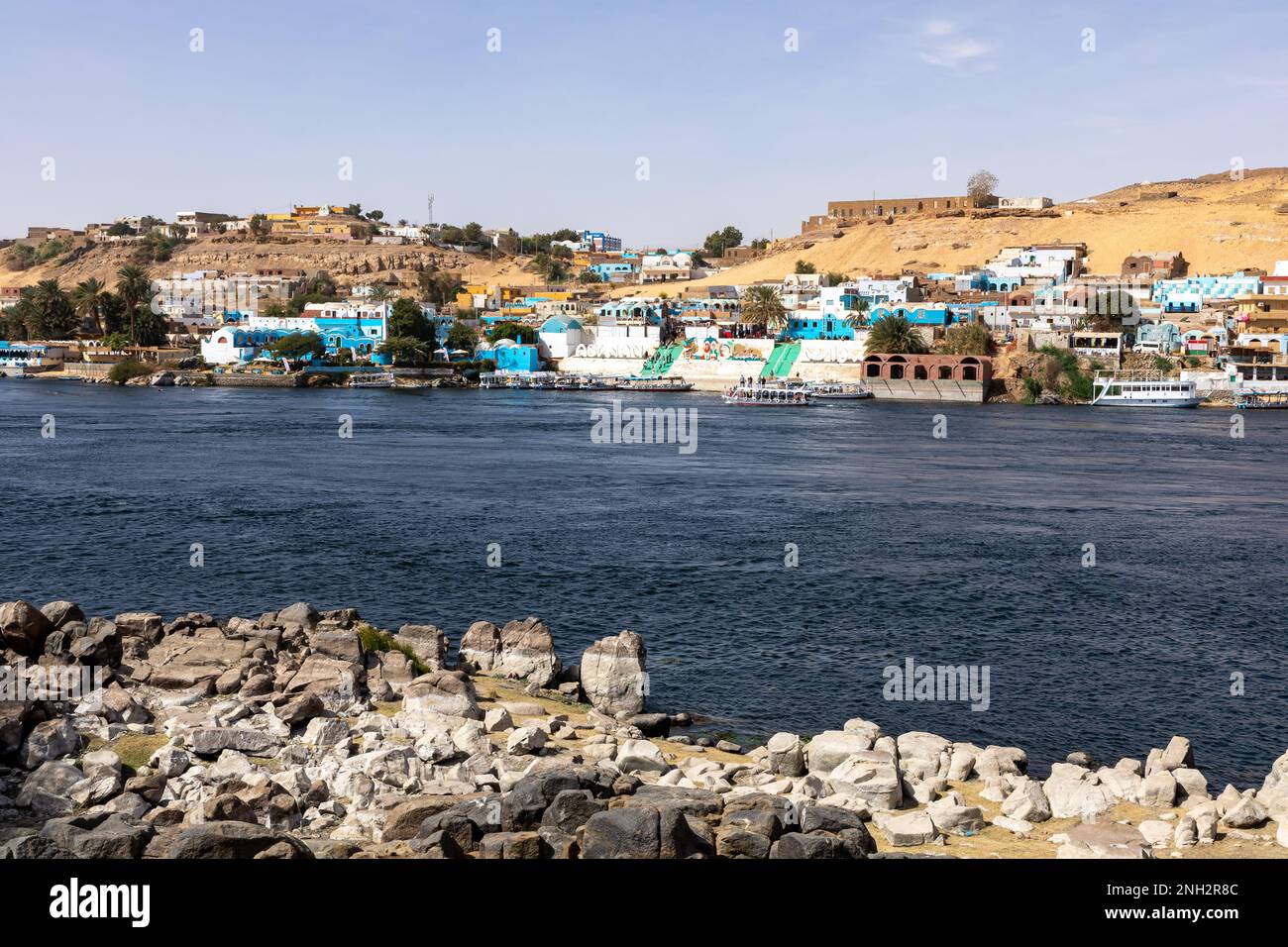 Nubian Village in Aswan, Egypt. Africa Stock Photo - Alamy