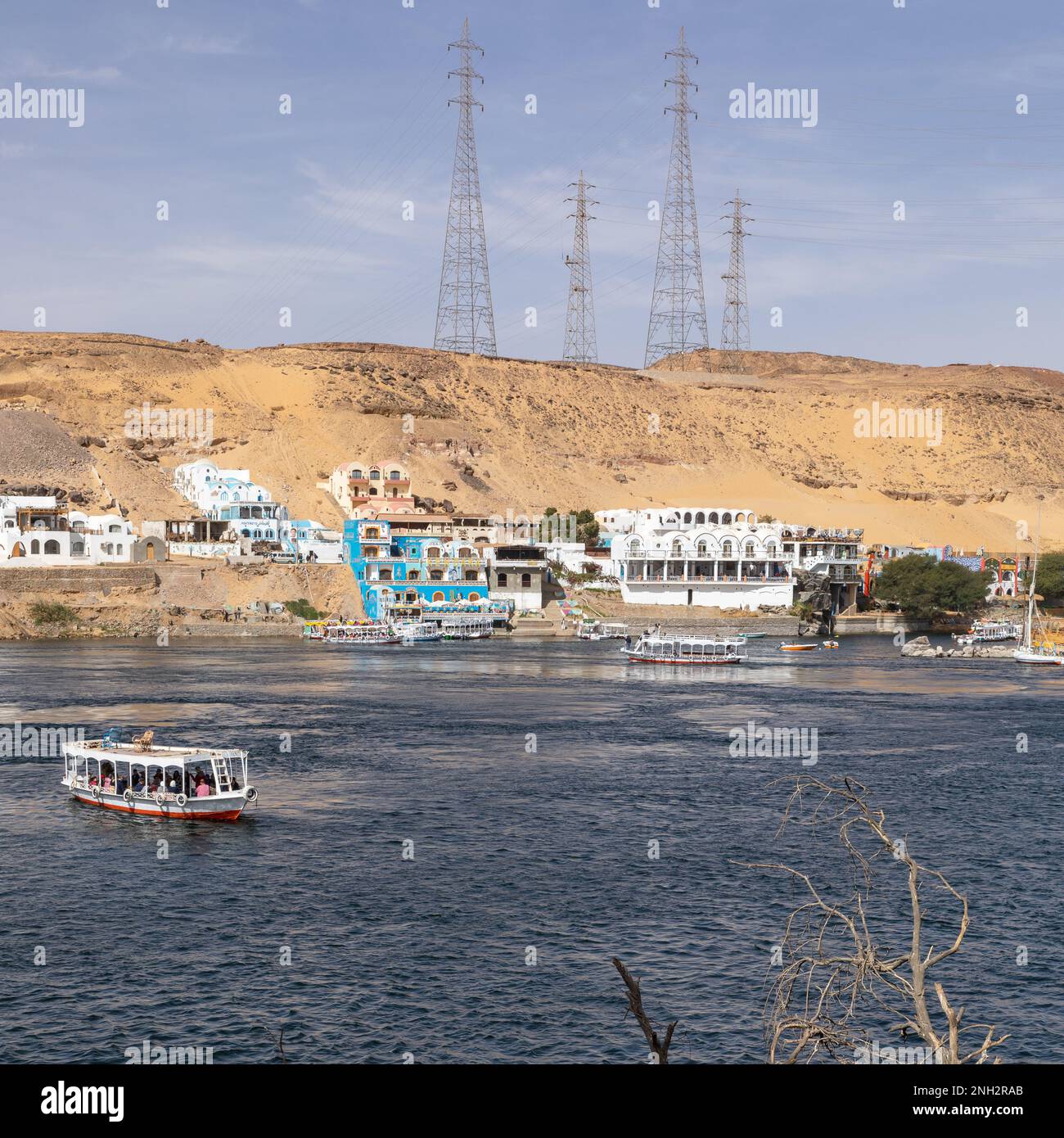 Nubian Village in Aswan, Egypt. Africa Stock Photo - Alamy