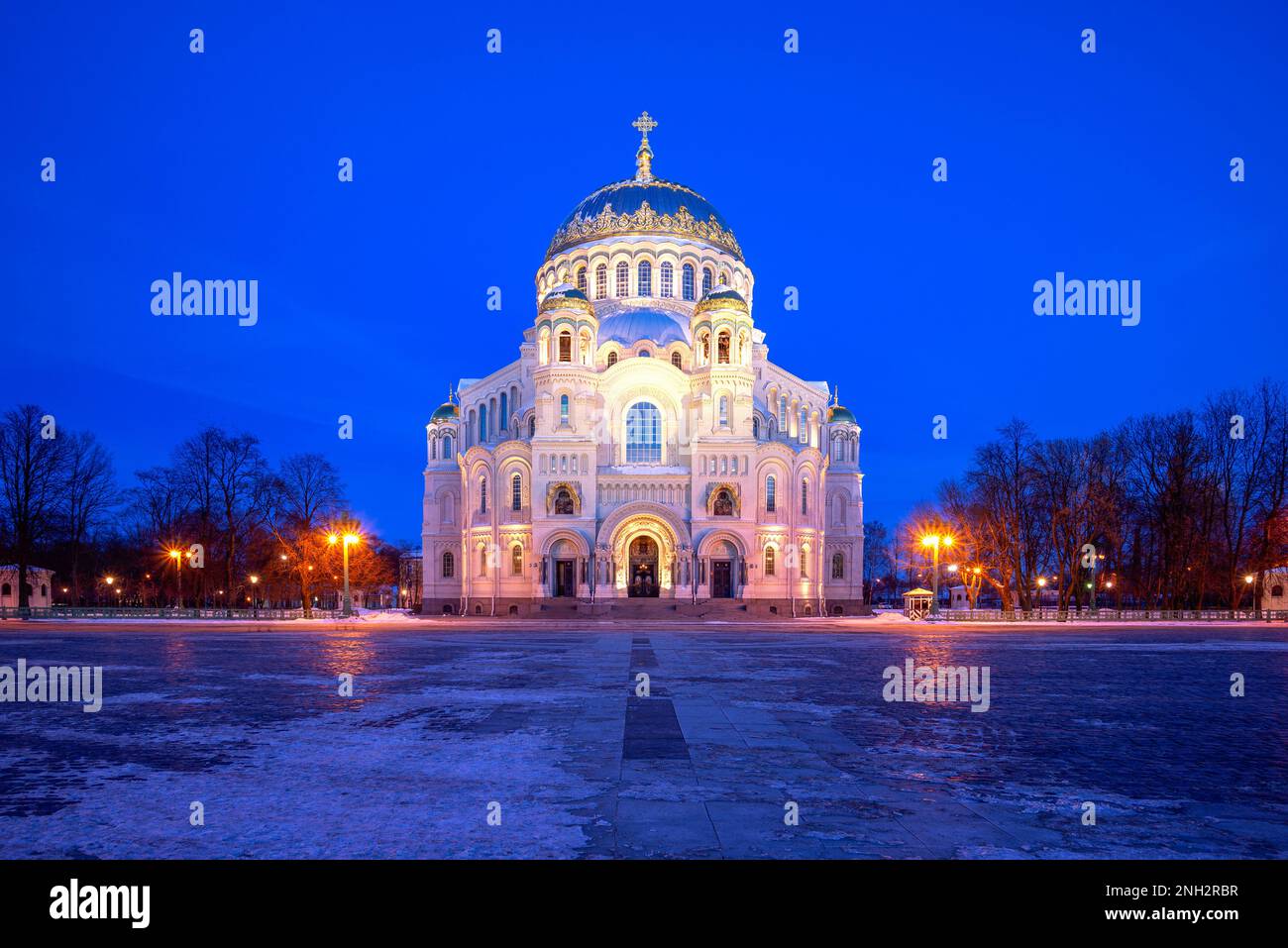 The ancient Naval Cathedral of St. Nicholas the Wonderworker in the ...
