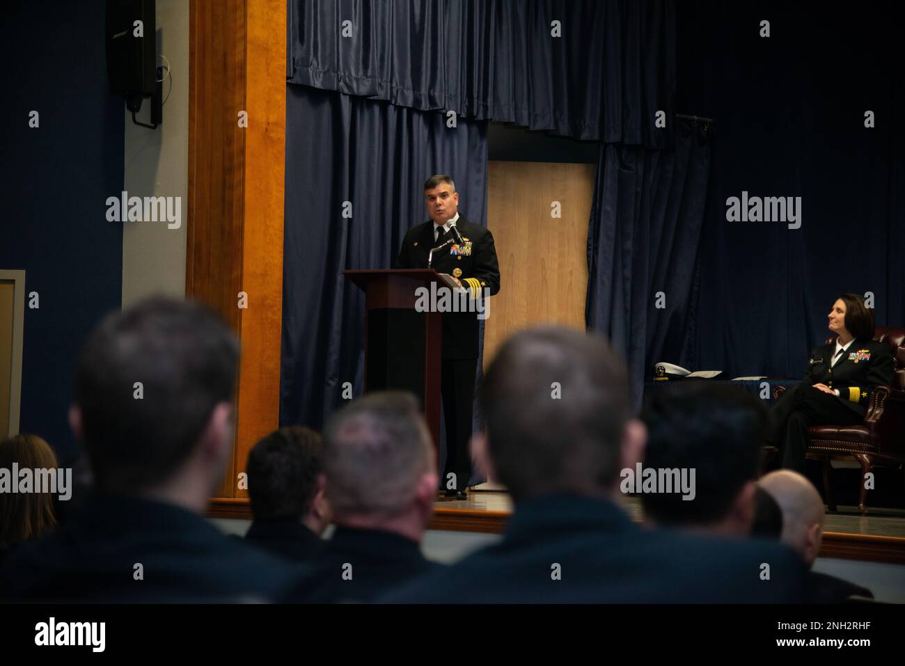 NEWPORT, R.I. (Dec. 8, 2022) Capt. Brian Mutty, commanding officer ...