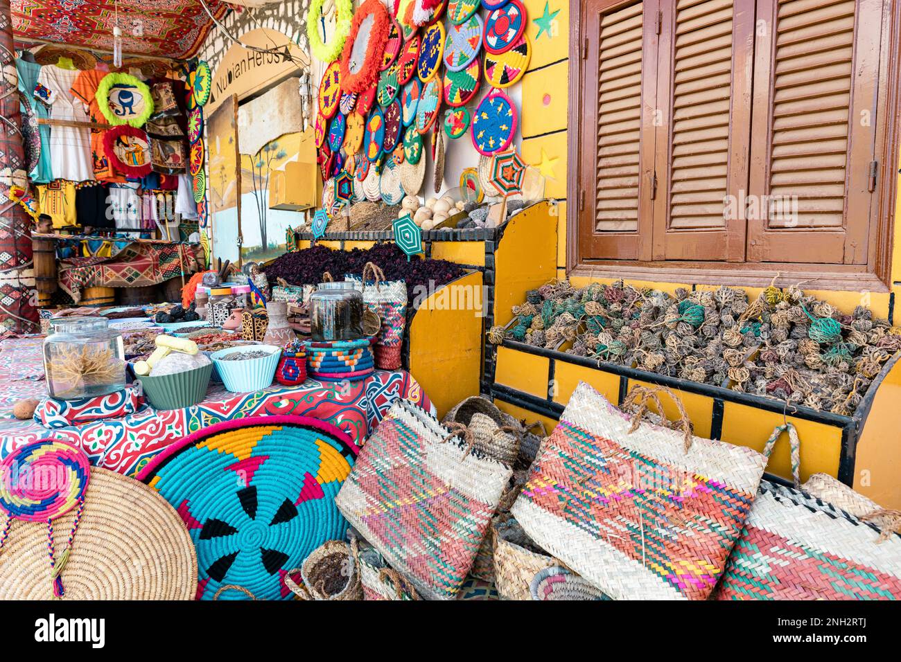 Egiptian Spices and Herbs at Traditional Arab Oriental Bazaar at Nubian ...