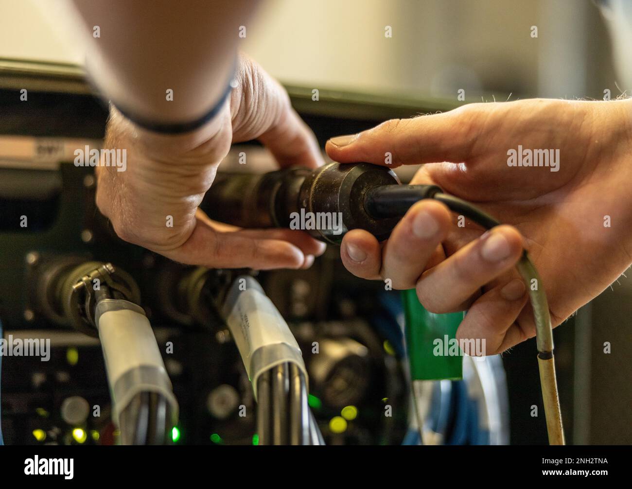U.S. Marine Corps Lance Cpl. Adam Schraibman, an aviation communication ...