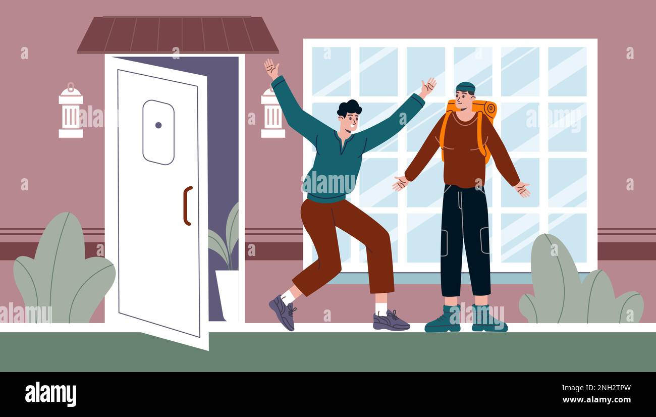 Doorstep Stock Vector Images - Alamy