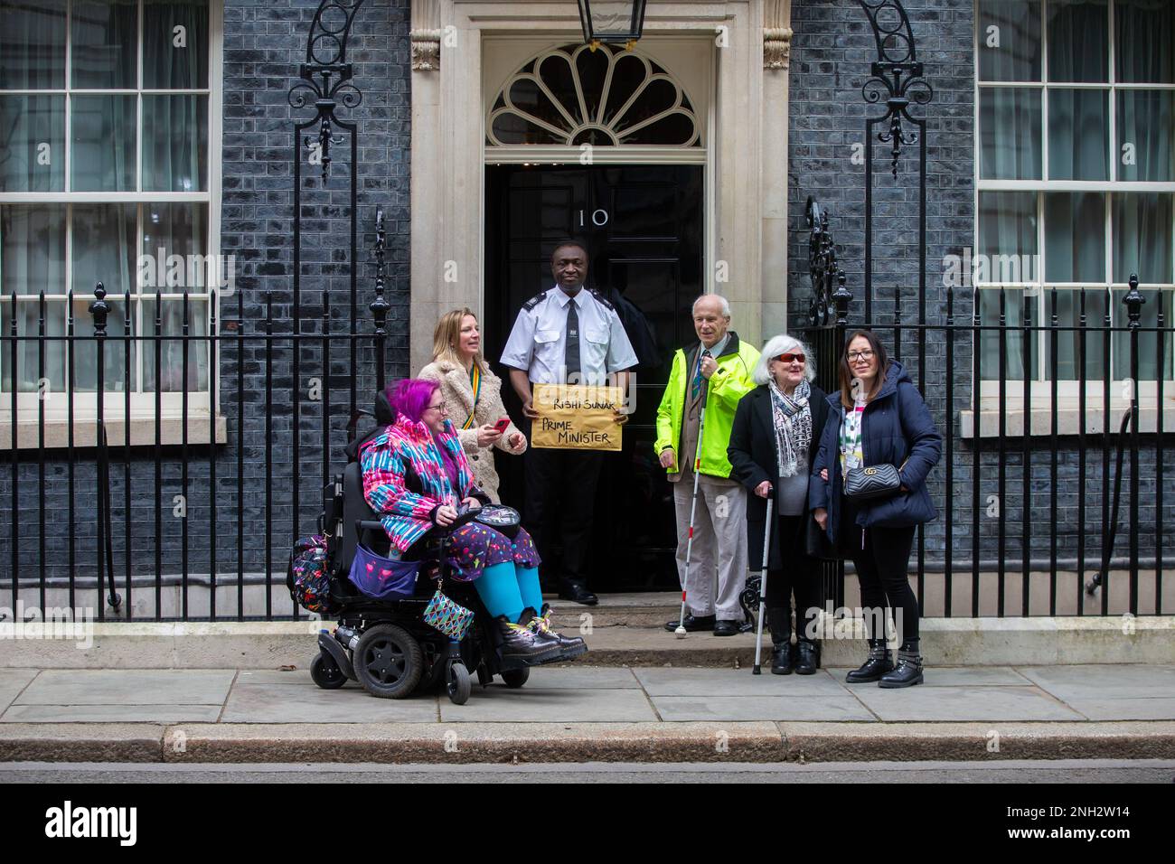 London, England, UK. 20th Feb, 2023. Petition signed by over 150 UK ...