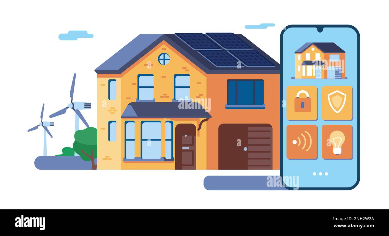 Residential application Stock Vector Images - Alamy