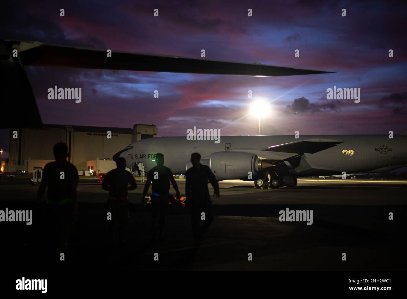 Hawaii Air National guard aircrew and crew chiefs from the 203rd Air ...