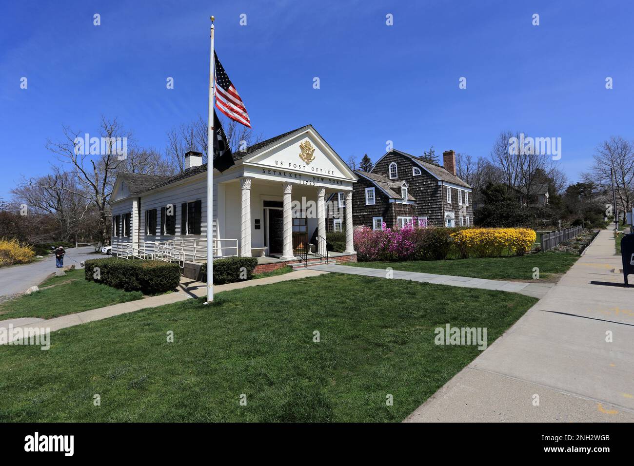 Setauket Post Office Long Island New York Stock Photo - Alamy