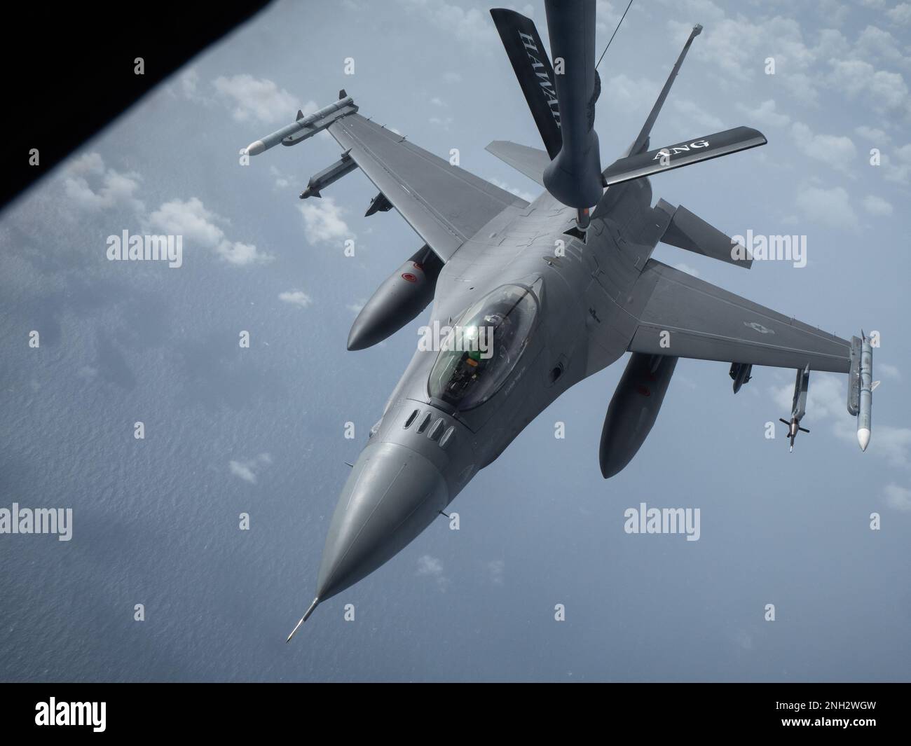 A U.S. Air Force F-16 Fighting Falcon from the 422nd Test and ...