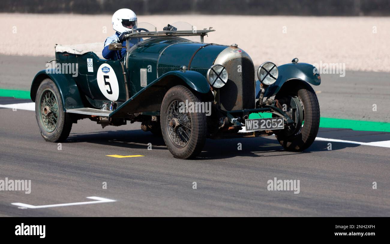 Simon Llewellyn, in his Green, 1924, Bentley 3/4½, during the MRL Pre ...